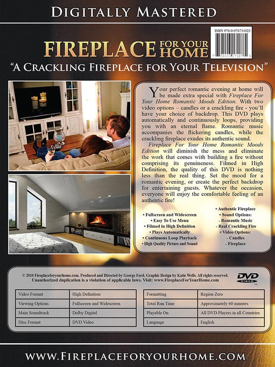 Fireplace For Your Home: Romantic Moods DVD Disc #3